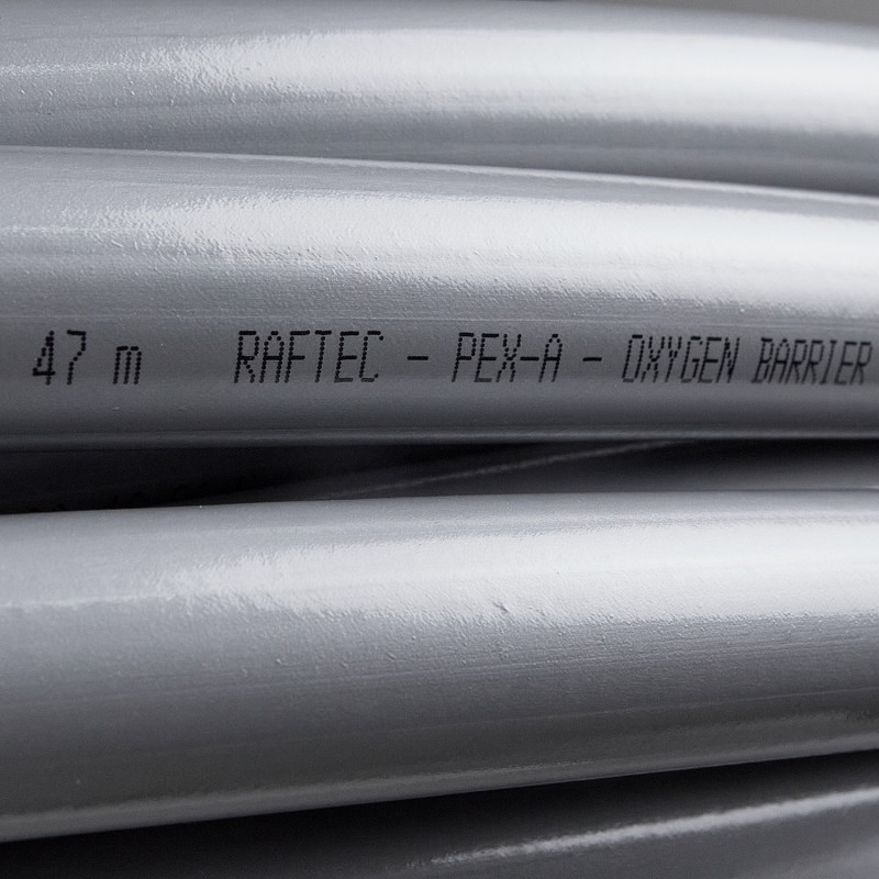 PEX-A RAFTEC pipe with oxygen barrier Gray RPXA16100-32025